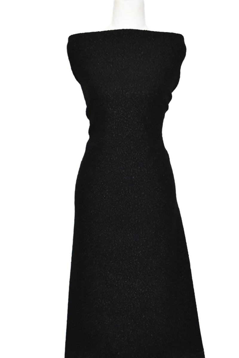 Black - $28.50 pm - Faux Wool – Lush Fabrics