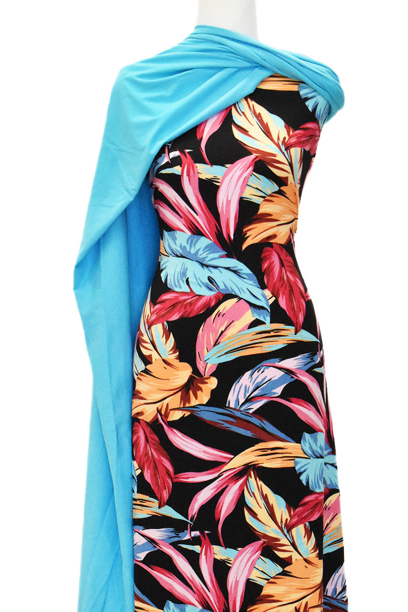 Everlasting Dream in Black - $20 pm - Double Brushed Poly – Lush Fabrics