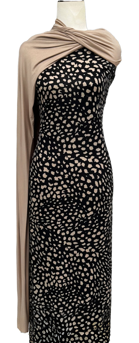 Leopard Tales in Black - $12 SEW ITS WEDNESDAY SPECIAL, usually $21 pm ...