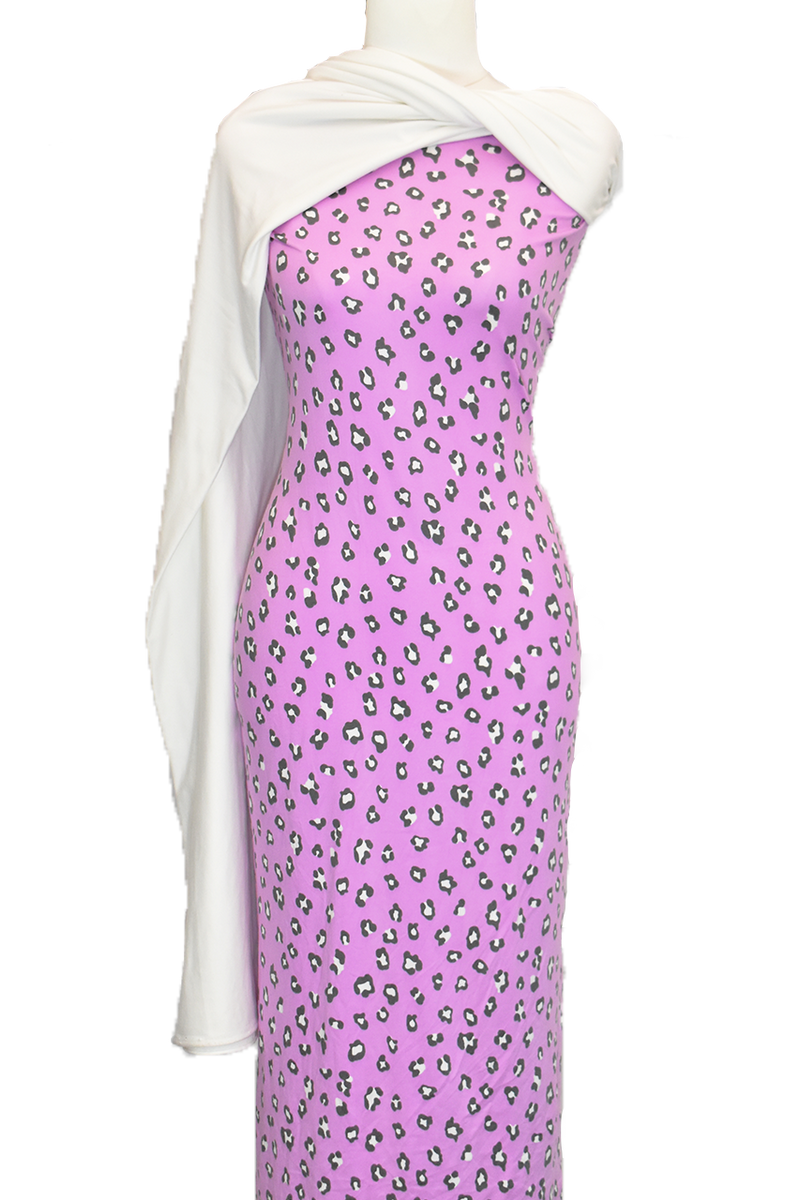 Show Off in Pinky Purple - $20 pm - Double Brushed Poly – Lush Fabrics