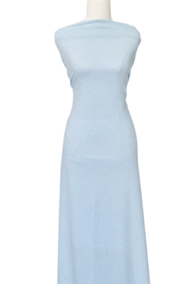 Heathered Sky Blue - $20.50 pm - French Terry – Lush Fabrics