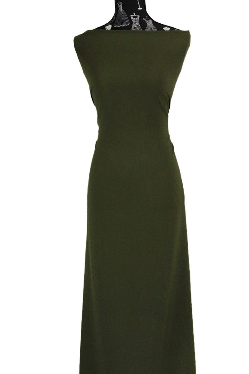Olive - $19 pm - Ghost Crepe – Lush Fabrics