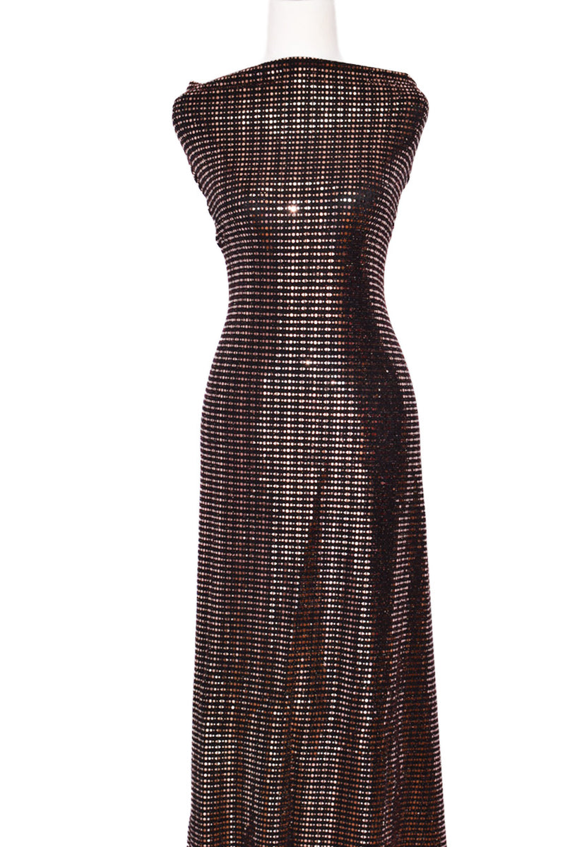 Stayin' Alive in Copper - $27 pm - Metallic Slinky – Lush Fabrics